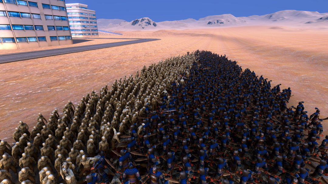 史诗战争模拟器游戏 1万中国士兵被3万僵尸团团包围