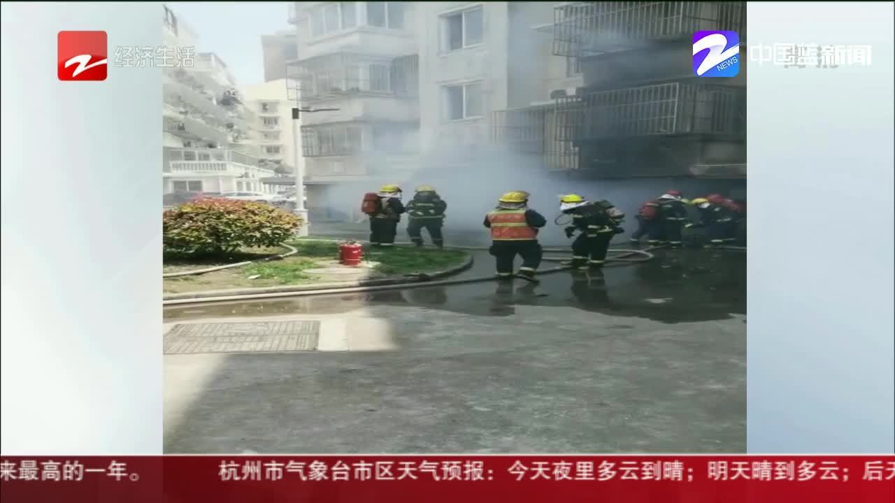 小区车库失火,竟是爆竹惹的祸