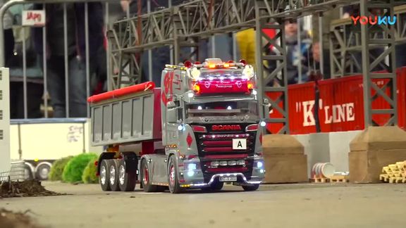 RC遥控斯堪尼亚卡车沃尔沃挖掘机