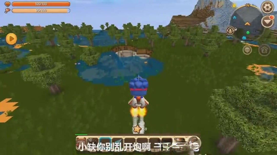 三月迷你世界-为了见证坦克的威力,没想到小缺偷偷在背后开炮