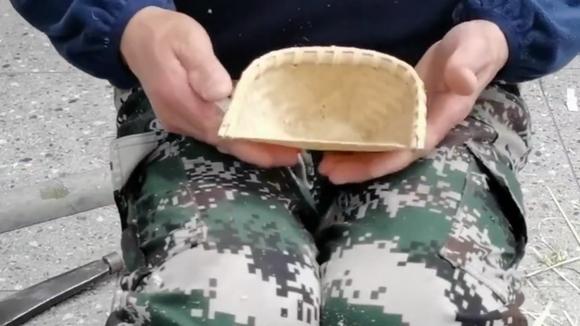 竹编手艺竹编撮箕,还可以这样子用