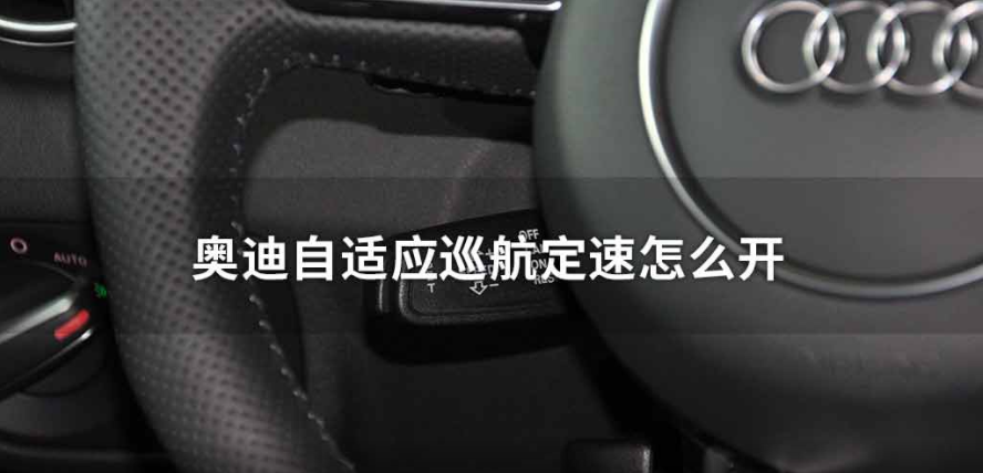 奥迪自适应巡航定速怎么开