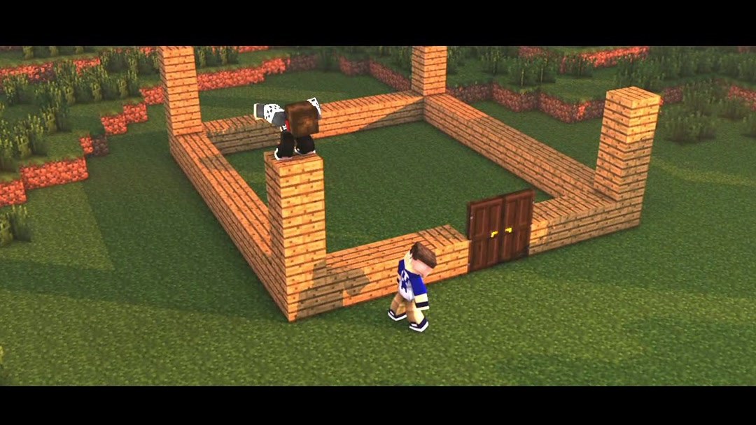 我的世界:让你学会一种超快的建房方法