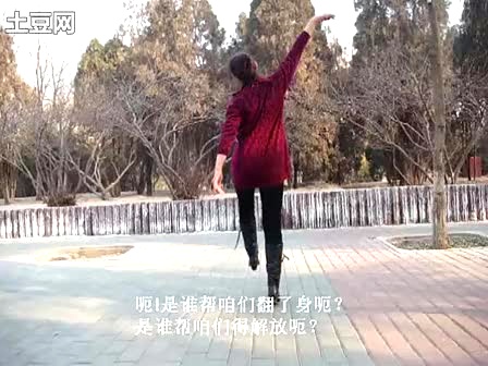 藏舞《洗衣歌》(背面和集体示范)(兰州广场舞教学视频)