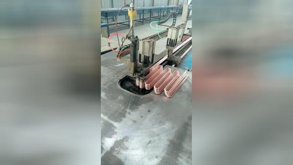 看看你们冰箱,冷冻室的铜管是怎么做出来的!弯管机很厉害