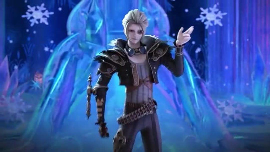 叶罗丽冰公主的冰穴。毒娘娘和庞尊相继到来