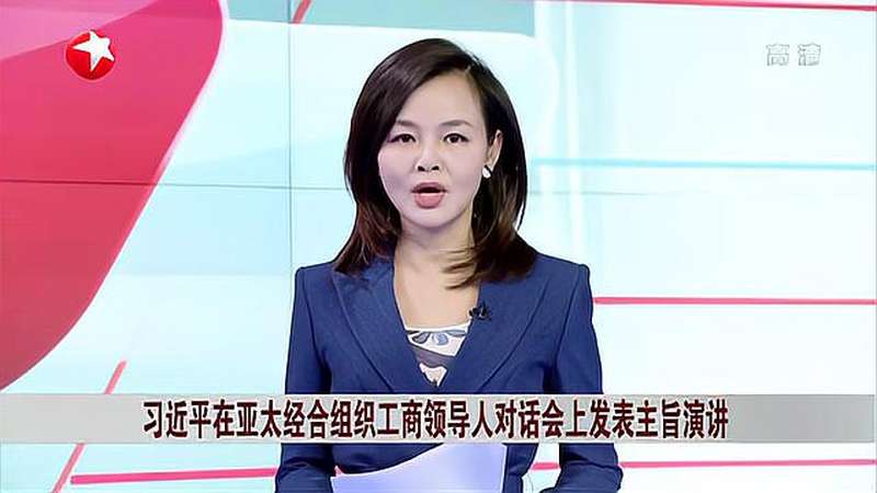 习近平在亚太经合组织工商领导人对话会上发表主旨演讲