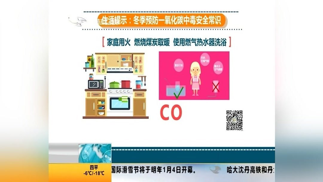 生活提示:冬季预防一氧化碳中毒安全常识