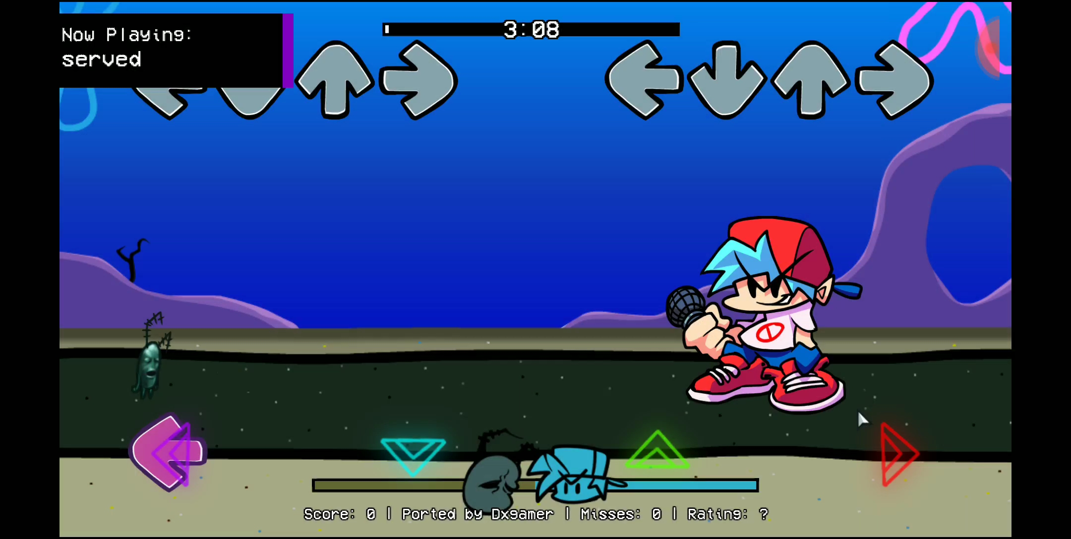 FNF:深红模糊的早晨正式版隐藏曲无名的浮游生物得到了服务