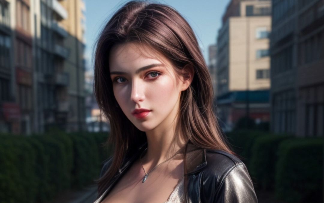 【AI绘画】【皮裤】【蕾丝】主打的就是一个保守