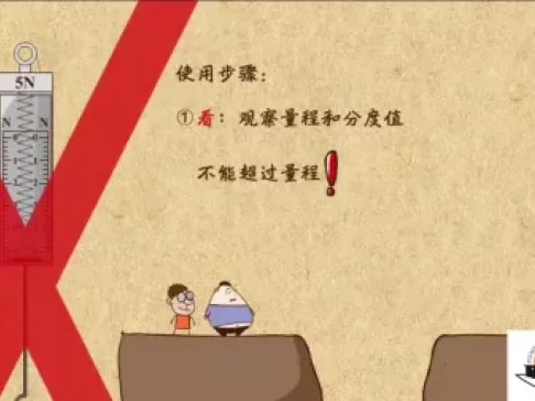 《精品》微课--弹簧测力计的原理、使用及误差分析