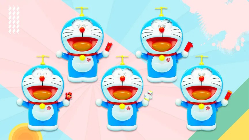 哆啦A梦趣味玩具:可切换表情和掏神奇道具的哆啦...