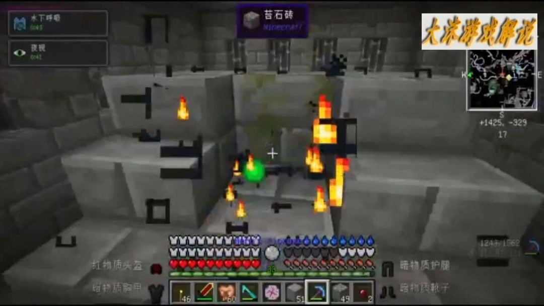 我的世界:末影人攻击掉落当前武器,没武器被打惨了!一个字该!