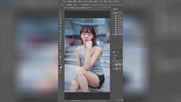 干货,PS照片写真修图篇,如何把相片制作成小清晰效果