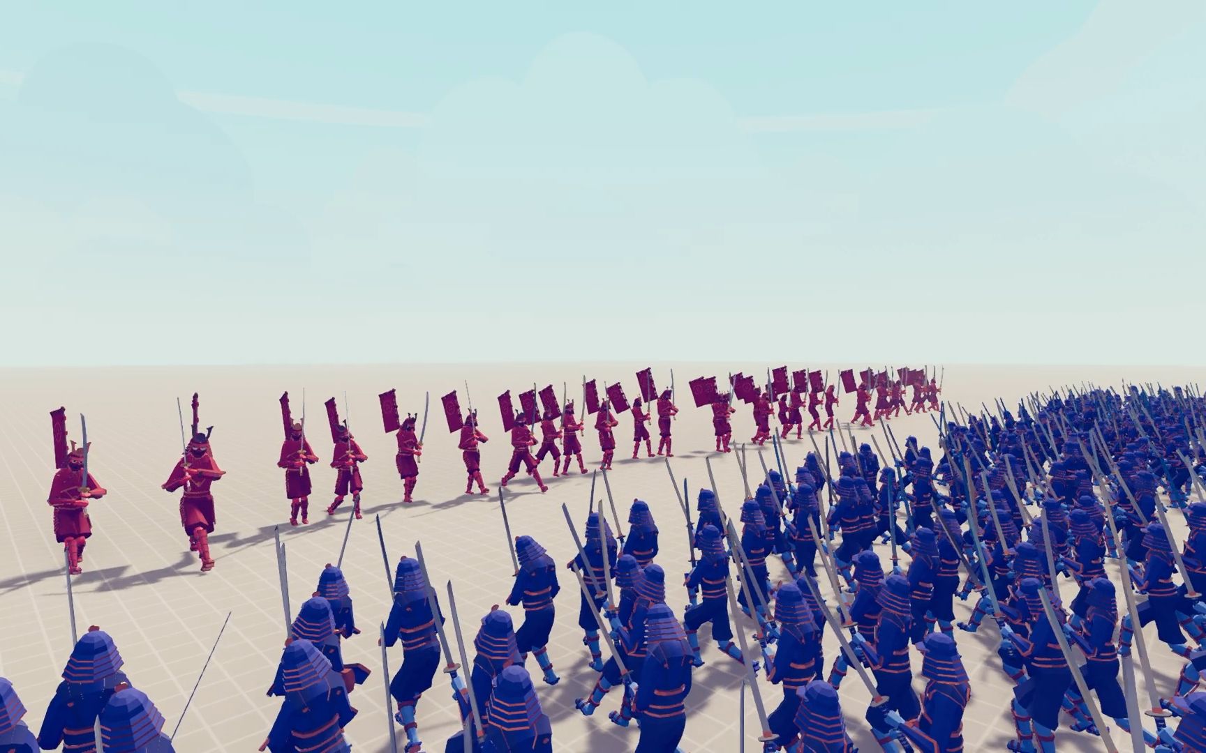 500个武士的含金量【全面战争模拟器】