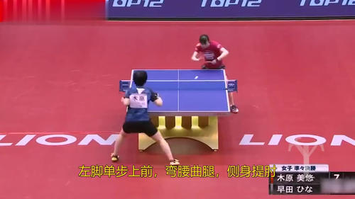 早田希娜反手拧战例集锦,动作小巧进攻犀利,日本女队未来之星