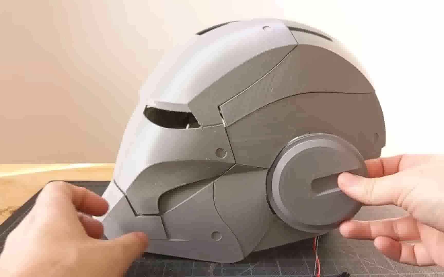 钢铁侠头盔结构安装