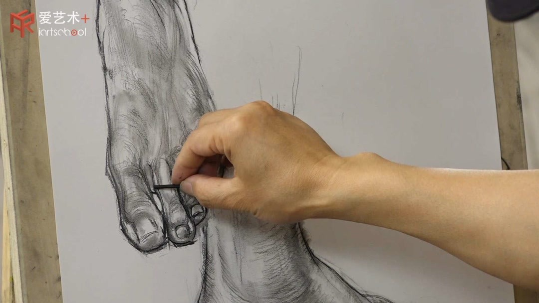 58脚部画法示范(八)