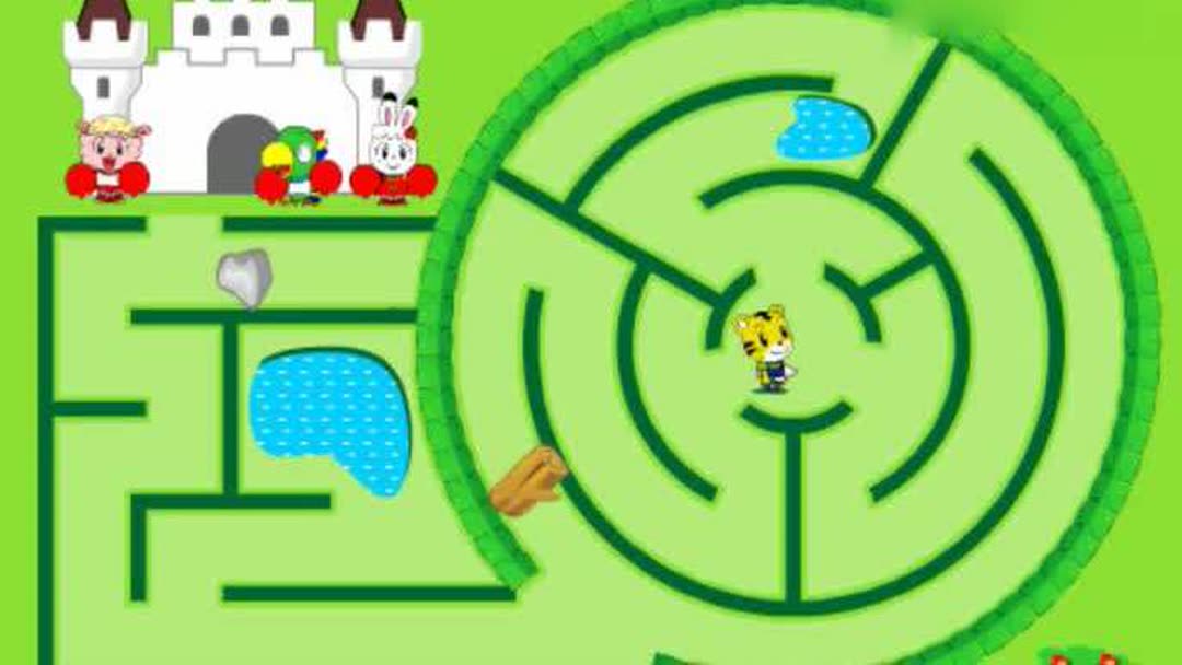 《巧虎来啦》巧虎走迷宫 益智小游戏