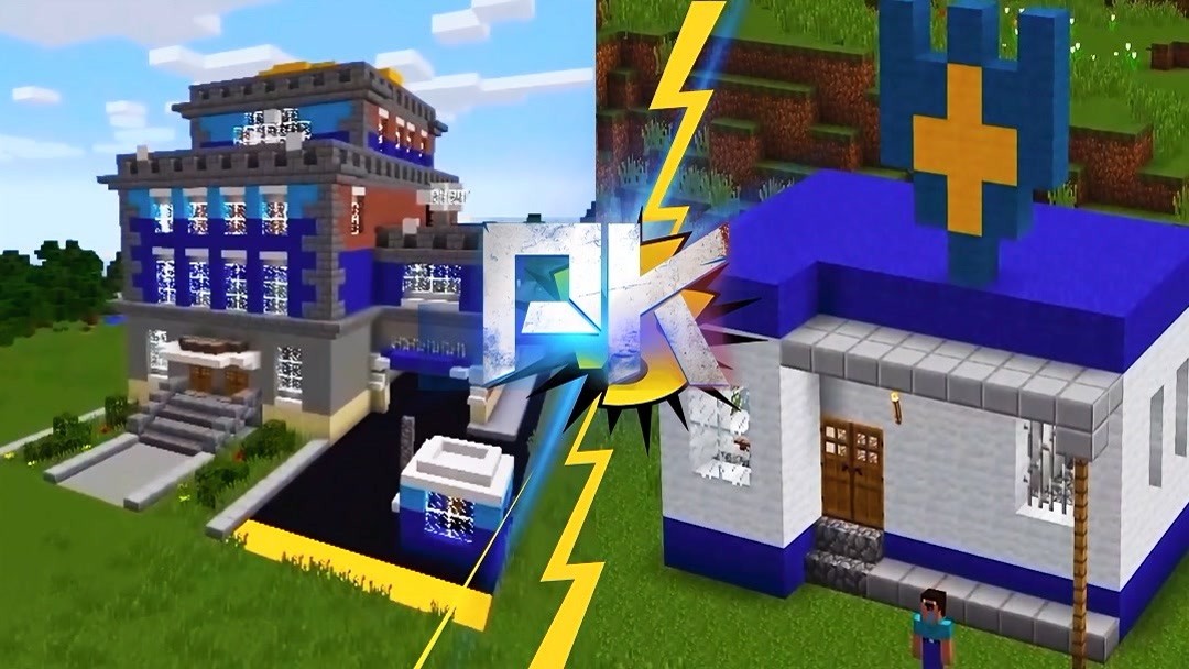 我的世界:你知道警局是怎么建的嘛?来看看阿呆的作品吧!