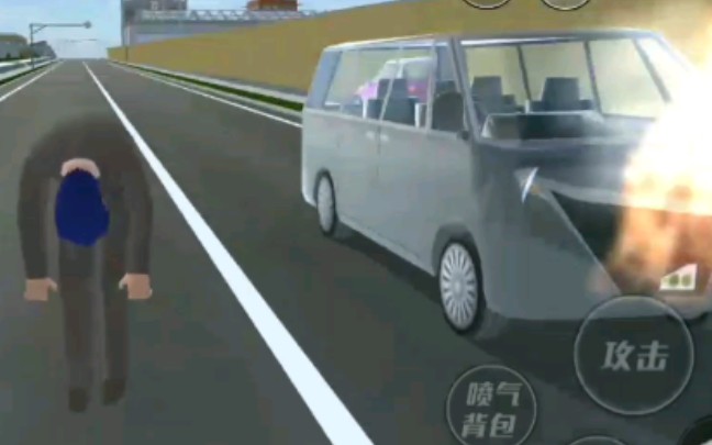 〔樱花校园模拟器〕教你怎么背着尸体坐车(其实我车技还不错的但我...