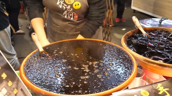 奶茶店珍珠制作全过程,原来并不复杂