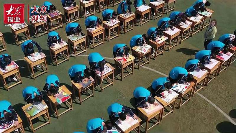 视频|绘画卷,颂党恩