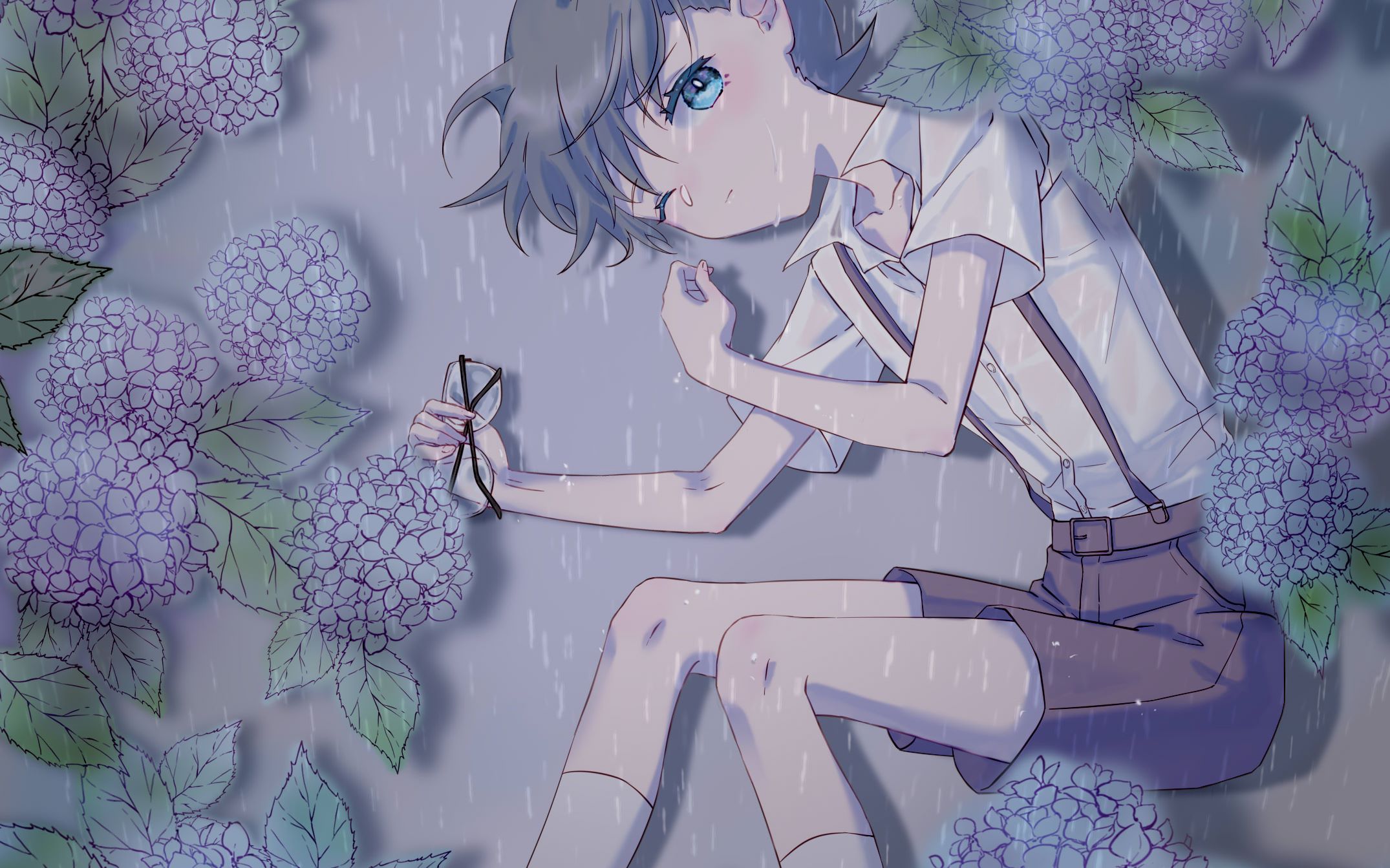 【SAI2】一边听《雨》一边画雨人柯南