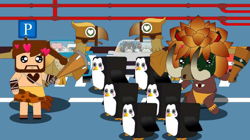 迷你世界格斗动画第357集:老对手酋长大战野猪族长