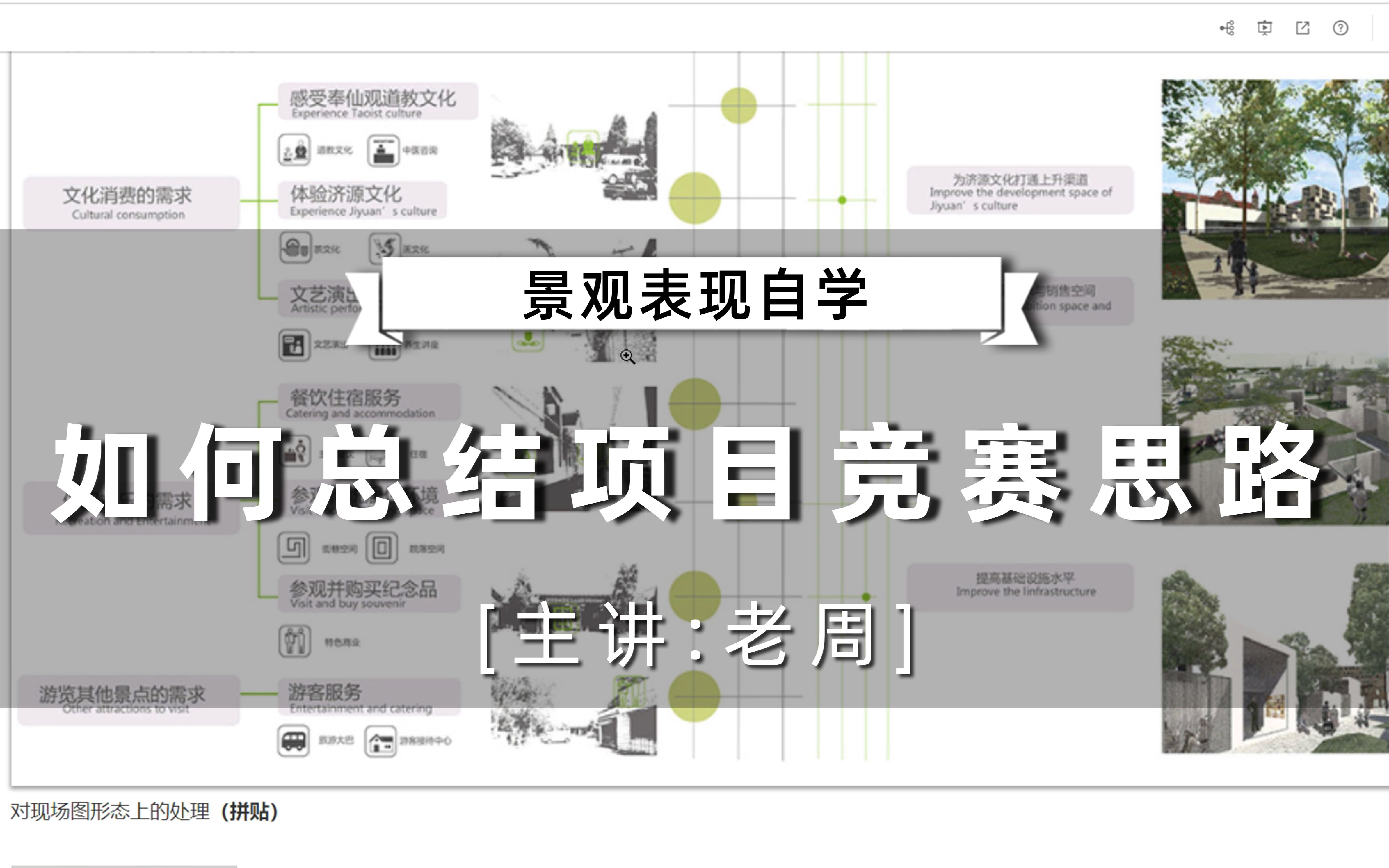 【景观表现自学】项目和竞赛不会总结思路怎么办?我教你啊(轻筑学社)