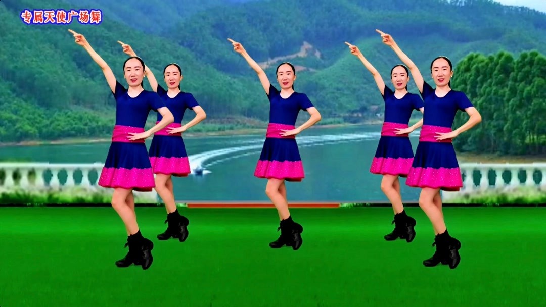 广场舞《中国情中国爱》美美的日子,我们越过越精彩,32步附分解