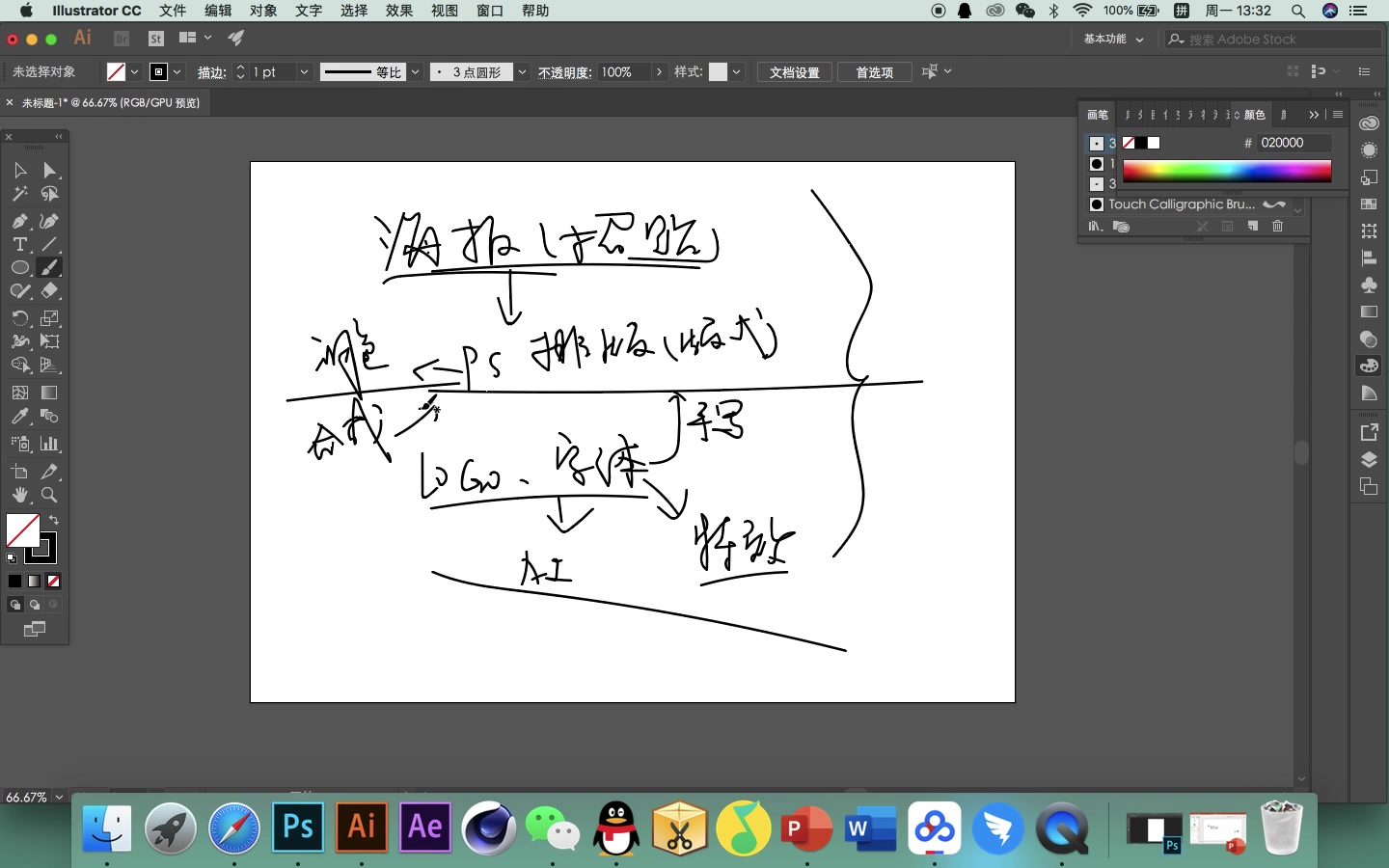 第五周ps标志课