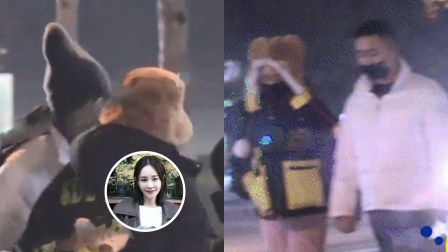 《新还珠格格》紫薇恋情曝光,和男友街边亲吻,腹部隆起疑似怀孕
