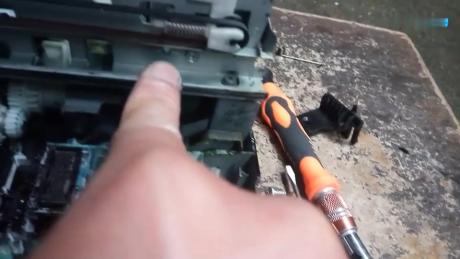 Canon佳能IP1180喷墨打印机如何拆机拆分页器拆废墨泵更换主板搓纸轮