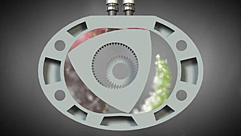 没有活塞的发动机! 转子发动机咋工作? 原理动画一目了然!