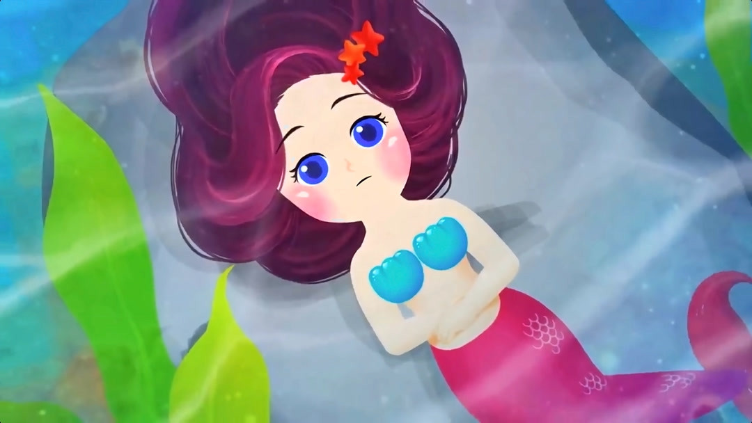 小美人鱼--人鱼公主--中文儿歌--卡通动画--童话故事