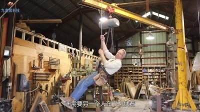 世界上最安全的梯子,只需一个人就能上下爬行,超级安全可靠