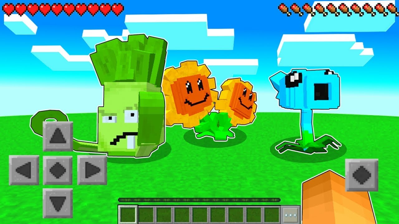 魔哒解说我的世界新版植物大战僵尸模组,植物篇内容展示介绍