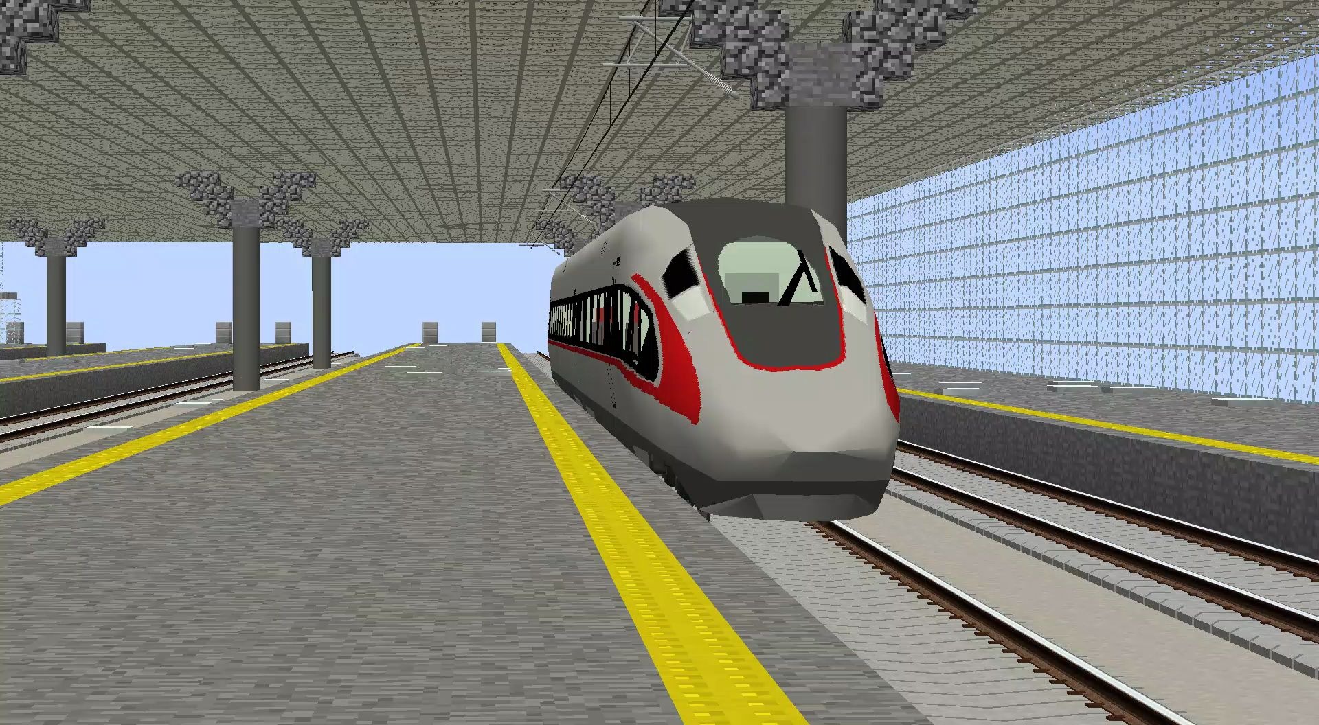 【又双叒水视频】Minecraft RealTrainMod 不能出去拍车怎么办?干脆在...