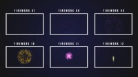 CC 2014版本的18种漂亮的烟花烟火素材fireworks动画AE模板