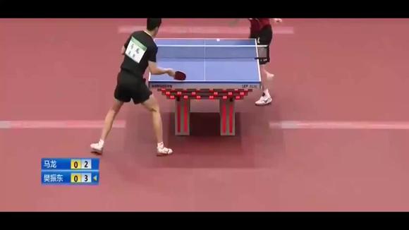樊振东就是能打出超级球,马龙就能用常规球吓你!厉害