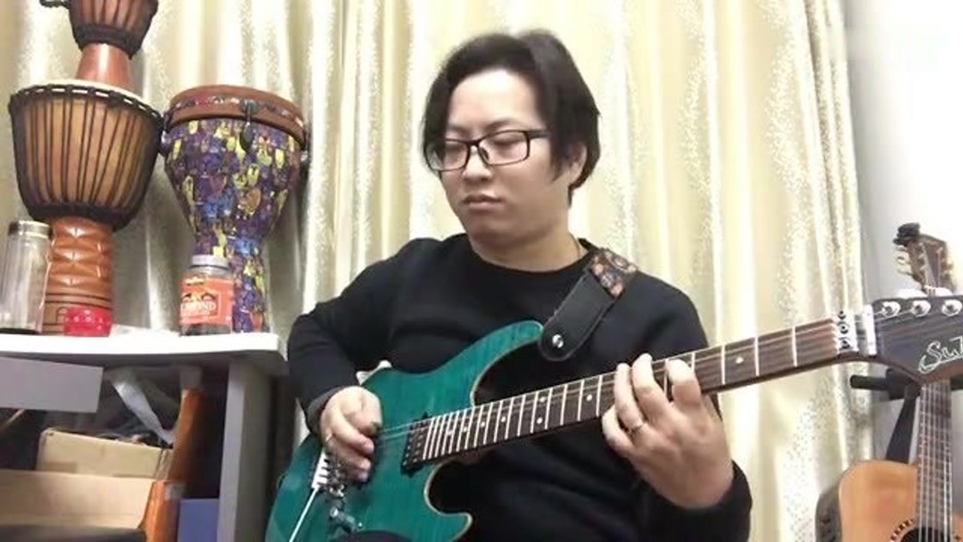 电吉他弹funk你会吗?喜欢吗?节奏感超强!