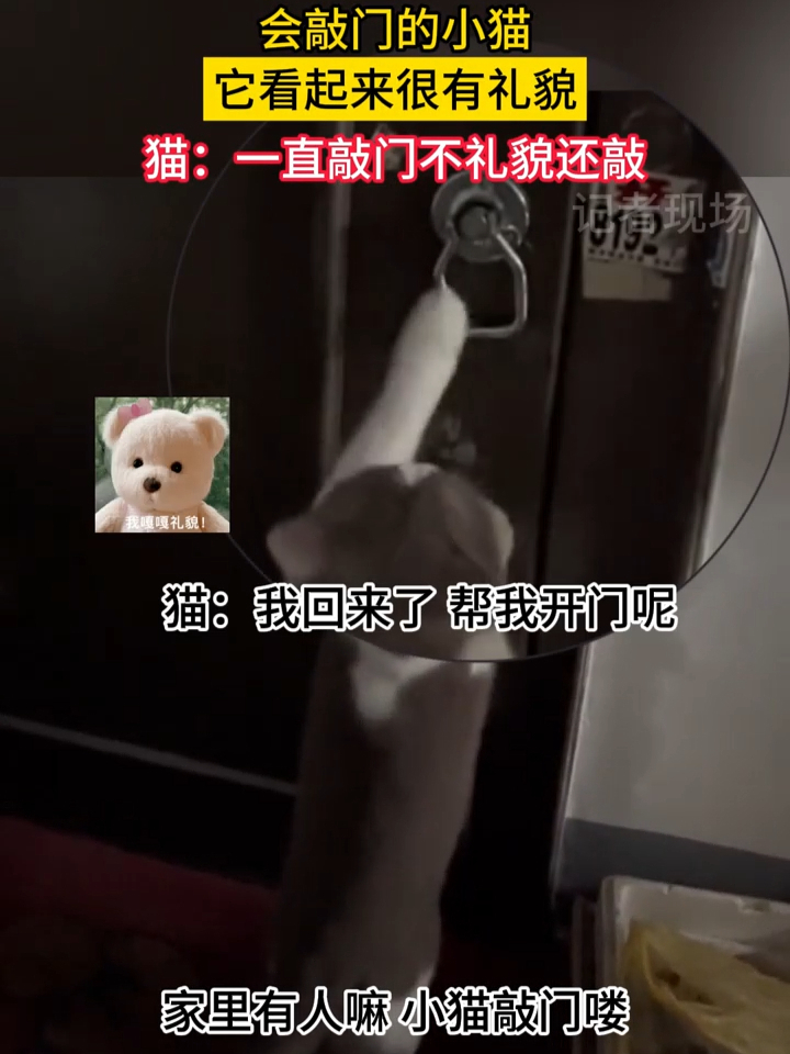 一直敲门不礼貌还敲