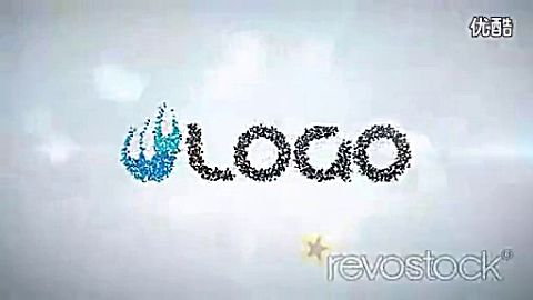 粒子汇聚标志旋转Logo展示AE模板