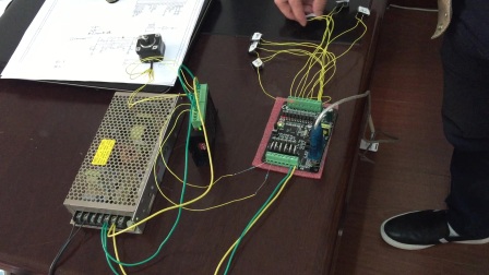 PLC控制步进电机-5开关控制演示