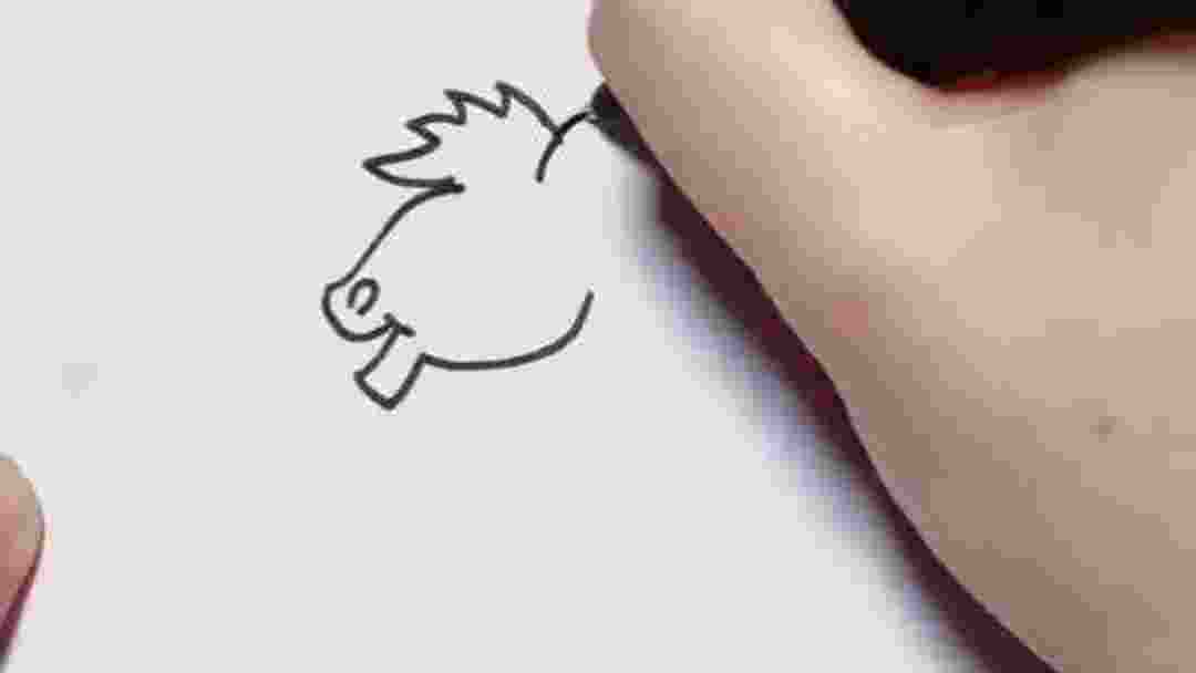 幼儿园简笔画~白龙马