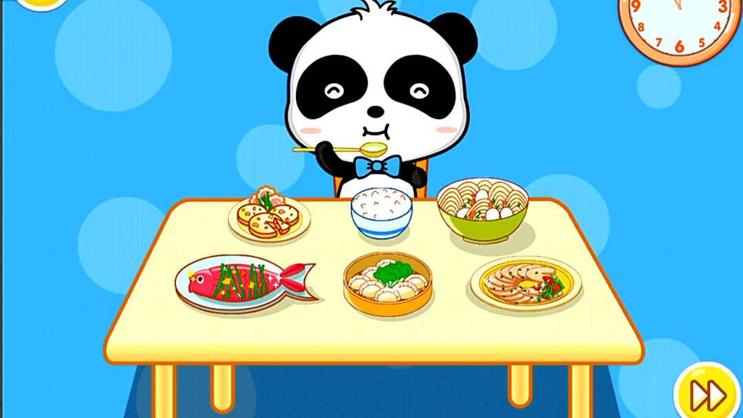 宝宝巴士:宝宝认时钟 猜猜现在时几点?游戏