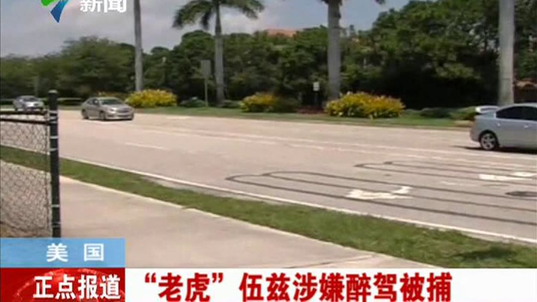 “老虎”伍兹涉嫌醉驾被捕