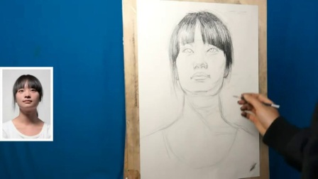 美芬素描人物速写入门视频,真人素描入门教程,速写教程书籍零基础...