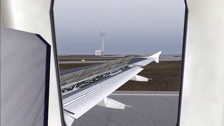 FSX模拟飞行A320降落